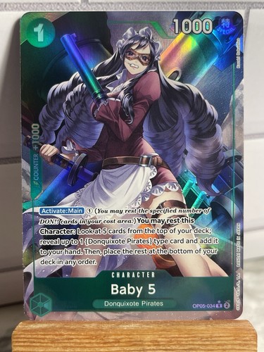 One Piece Card Game TCG Baby 5 OP05-034 Alt Art PRB01 M/NM | eBay