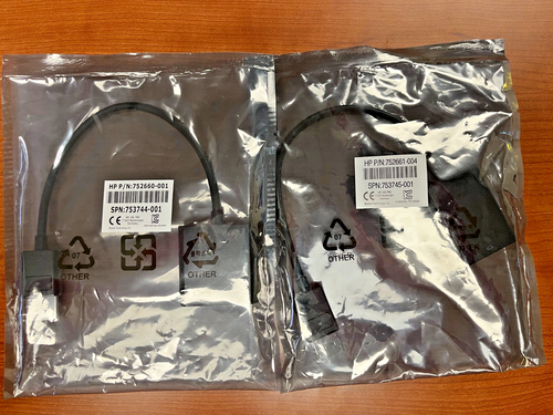 Genuine HP Displayport to DVI SL & HP Display Port to VGA adapters. New ...