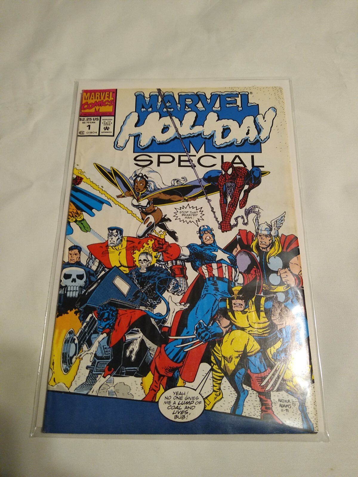 Marvel Holiday Special #1 8.5 Rare Newsstand Edition 1991 Marvel | eBay