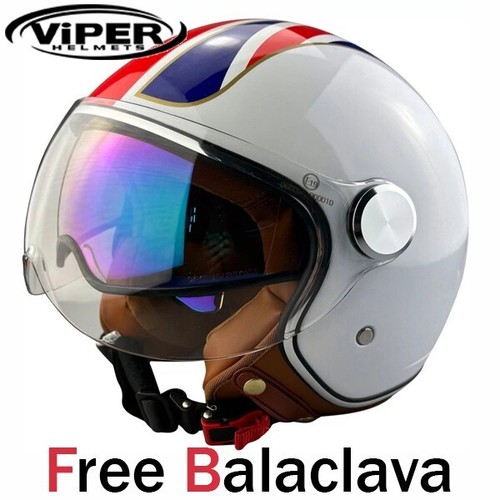 ViPER Open Face Helmet - RS-V19 Motorcycle Motorbike Scooter - Union ...
