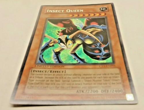 YUGIOH INSECT QUEEN LIMITED EDITION CT1-EN005 CARD | eBay