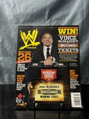 WWE WWF Magazine Vince McMahon SEE DESCRIPTION | eBay