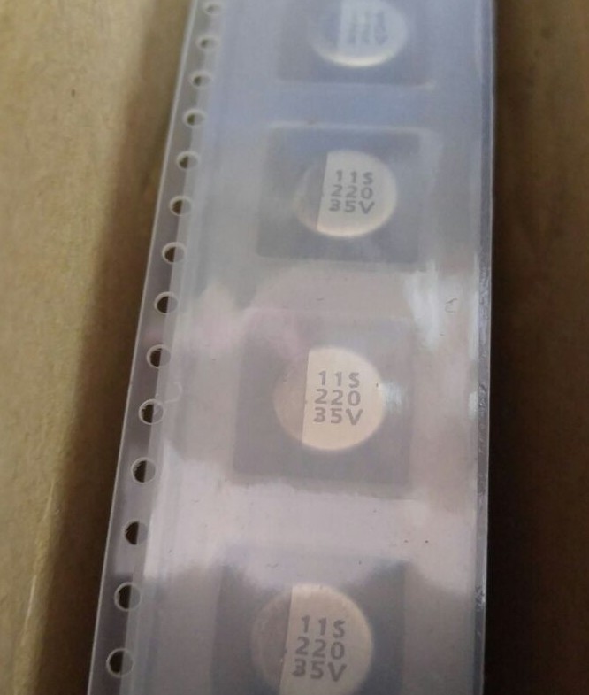 LOT OF 50 PCS. 35SS221MLC8x10.5EC KJ (H.K.) Electronics Capacitor ...