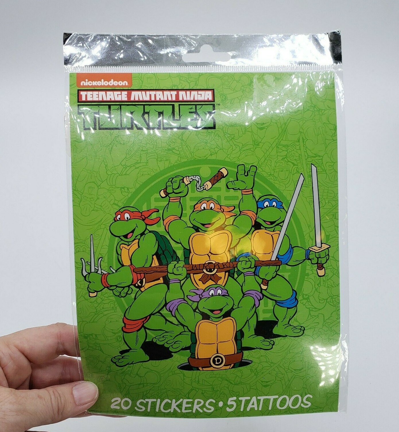 Nickelodeon TMNT Ninja Turtles 20 Stickers 5 Tattoos Party Favors Savvi ...