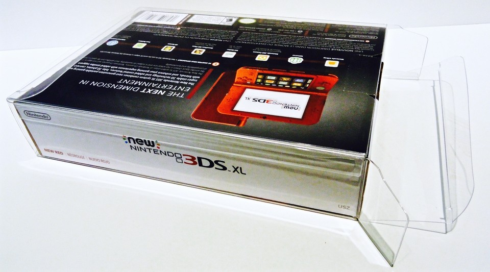 1 Box Protector For The "NEW" NINTENDO 3DS XL Console Box. NTSC Display ...