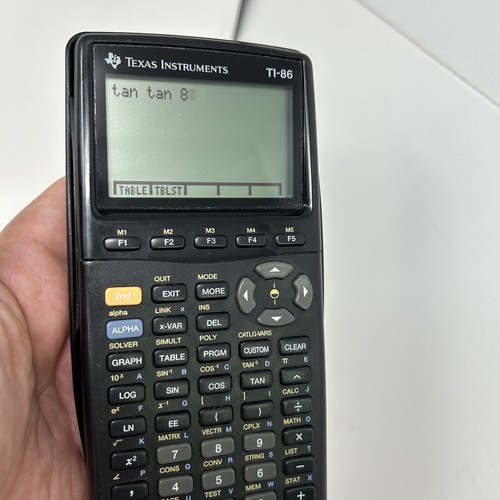 Parts Or Restore Texas Instruments TI-86 Graphing Calculator Works ...