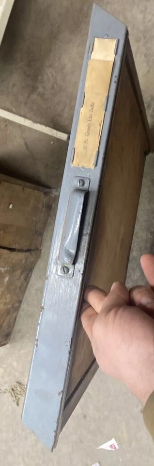 Wooden Printers Drawer Letterpress Type Set Tray Shadow Box Lino type ...