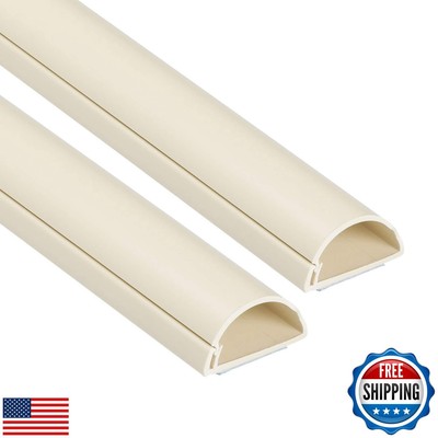 D-Line Half Round Cord Hider, Patented Cable Cover, Hide TV Wall Mount ...