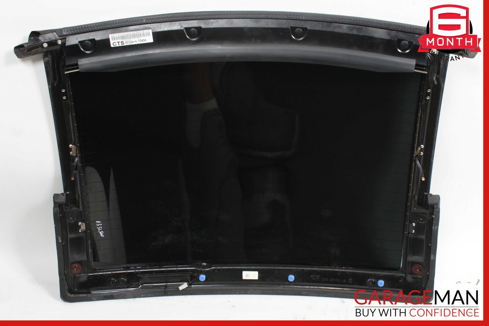 03-11 Mercedes R230 SL500 SL600 Rear Back Windshield Window Glass ...