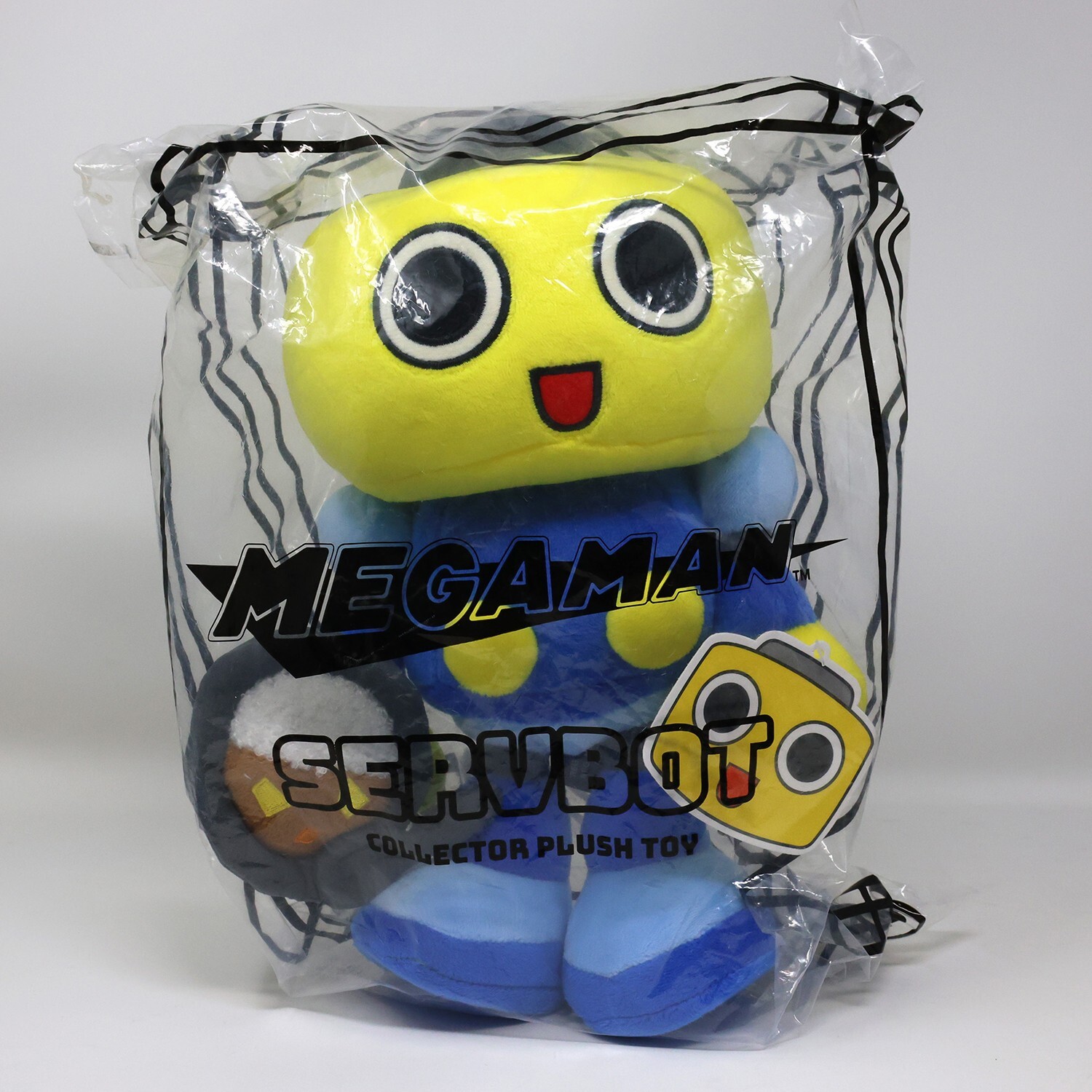 Mega Man Legends 10" Posable Servbot Robot Plush Figure Magnetic Dish ...