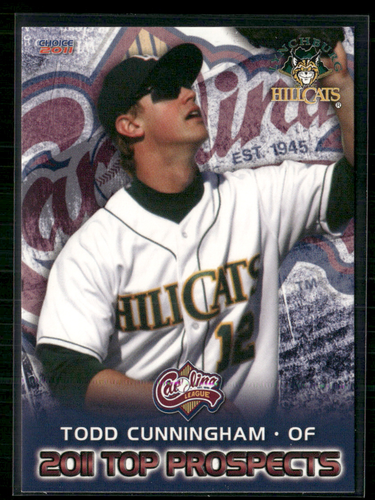 Todd Cunningham 2011 Carolina League Top Prospects Set | eBay