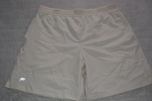45643-a Fabletics Gym Shorts Workout Off White Size Large Stretch Adult ...