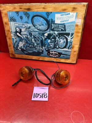Harley 90’s Oem Genuine Front Rear Turn Signals Dyna Fxr Softail ...