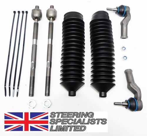 Vauxhall Corsa 2006-2014 New Steering Tie Arms, Track Rod Ends and Boot ...
