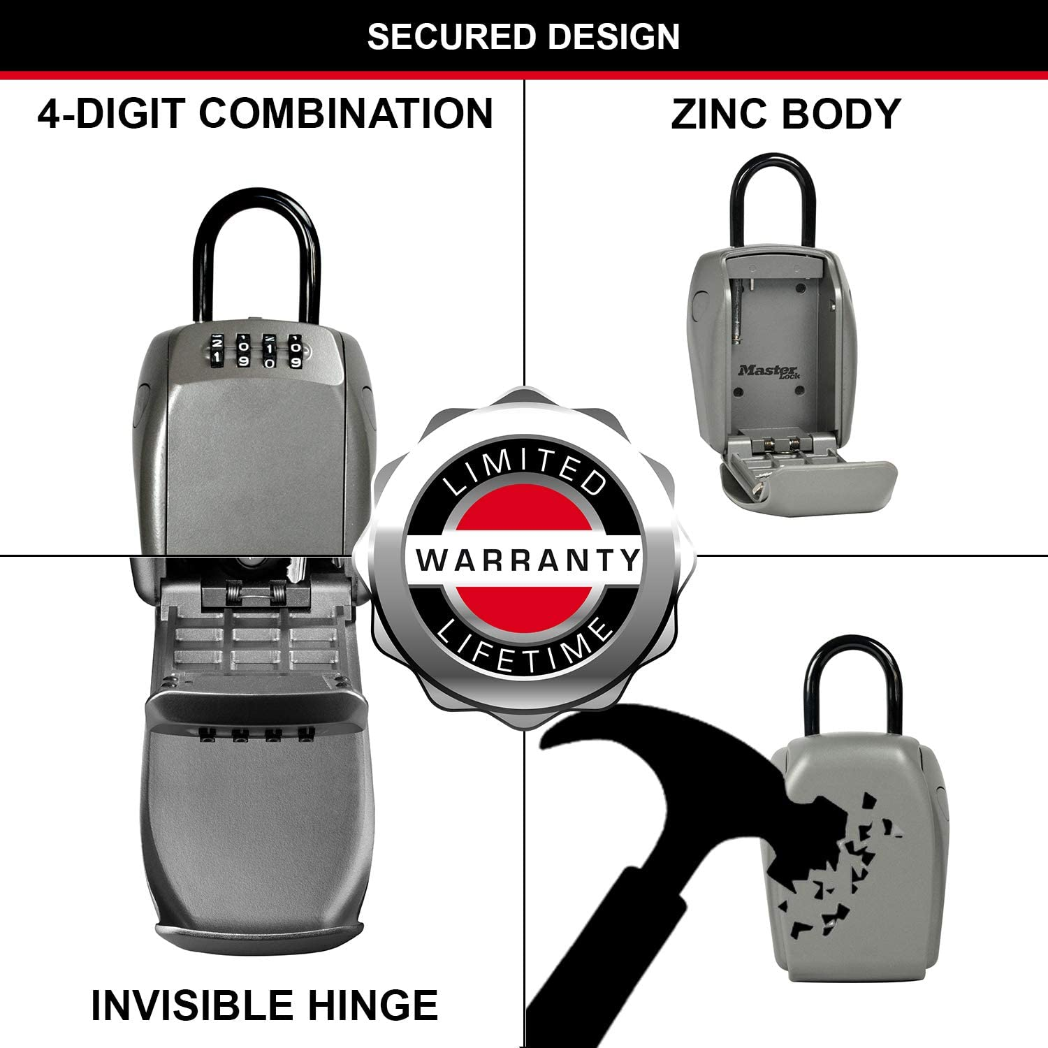 5414D Portable Heavy Duty Key Safe, Silver 313112484461 | eBay