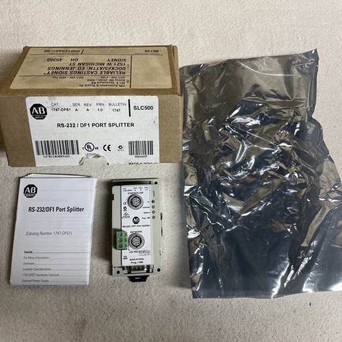 BRAND NEW - Allen Bradley 1747-DPS1 Series A RS-232 DF1 Port Splitter ...