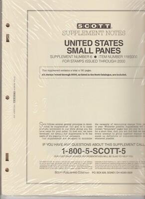 SCOTT U S SMALL PANES PAGES 2000, NEW! | eBay