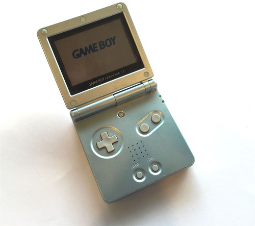 Nintendo Gameboy SP Arctic Game Boy Advance GBA Console Plus Charger ...
