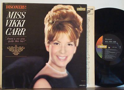 MISS VIKKI CARR-BOB FLORENCE Discovery! 1964 A1/A1 DG LIBERTY LP inner ...