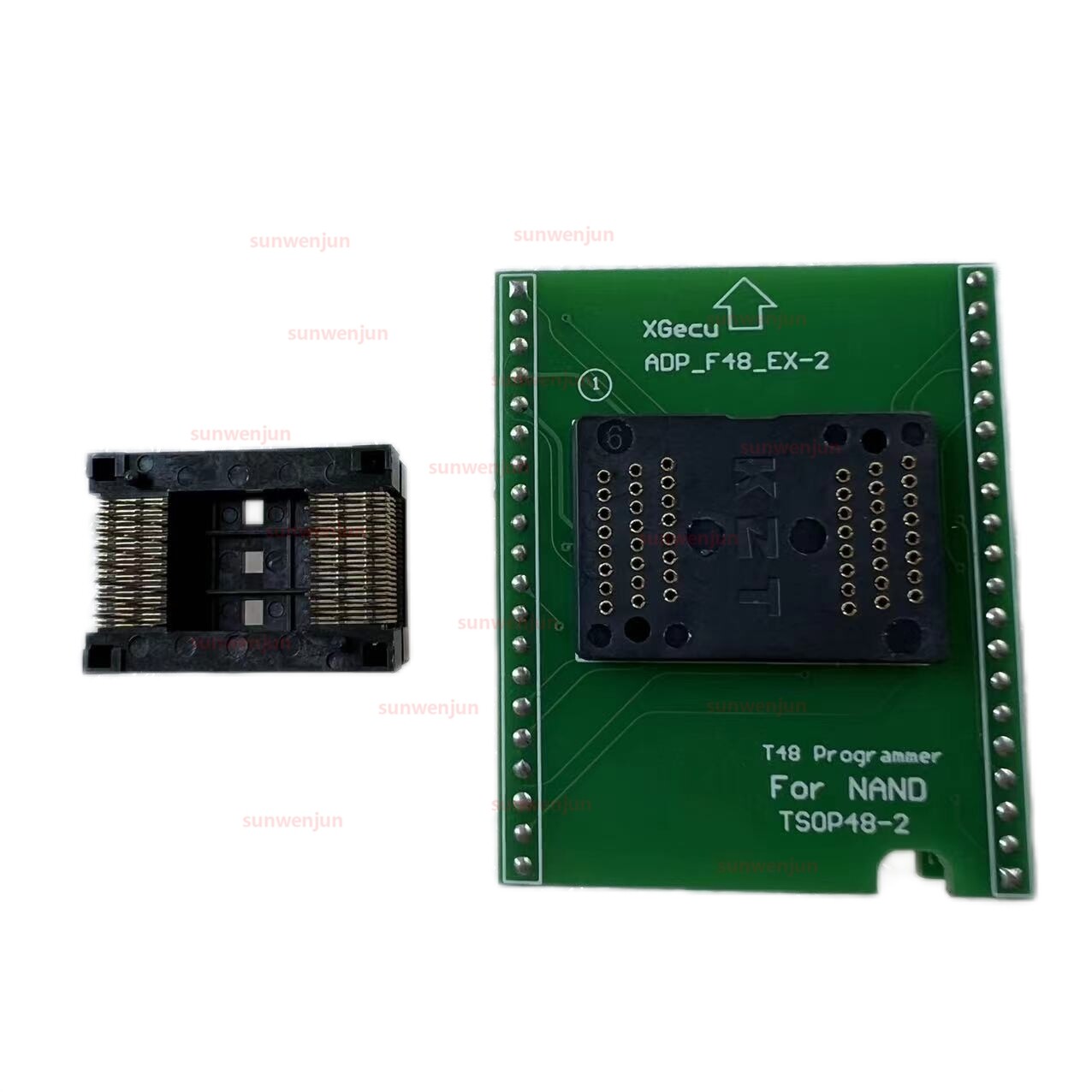 XGecu ADP_F48_EX-2 Adapter /NAND TSOP48-2 adapter for T48 (TL866-3G ...