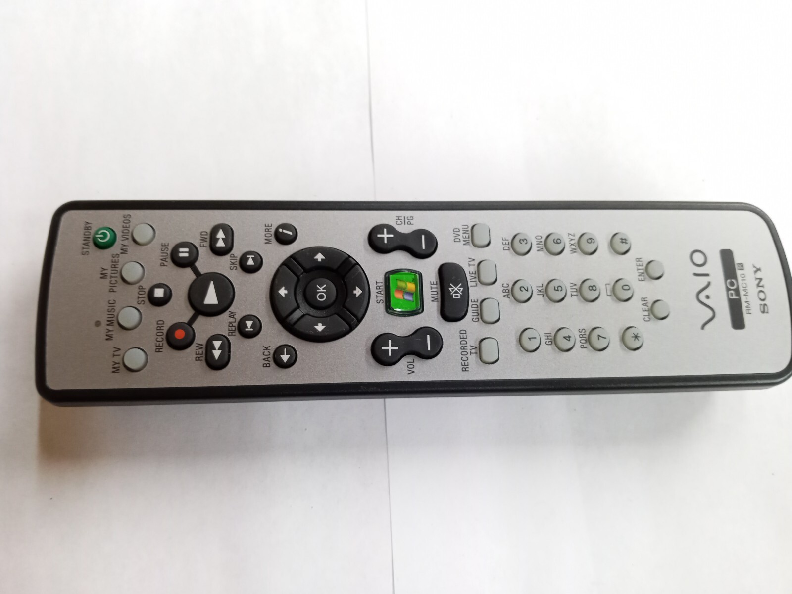 Sony VAIO PC Remote Control RM-MC10 for VGC RB64G, VGCLS1, VGCL Tested ...