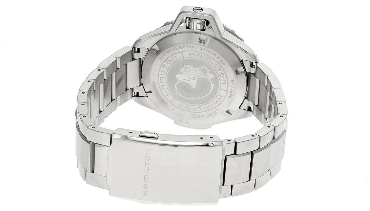 Hamilton Khaki Navy Men's Black Watch - H77485130 for sale online | eBay