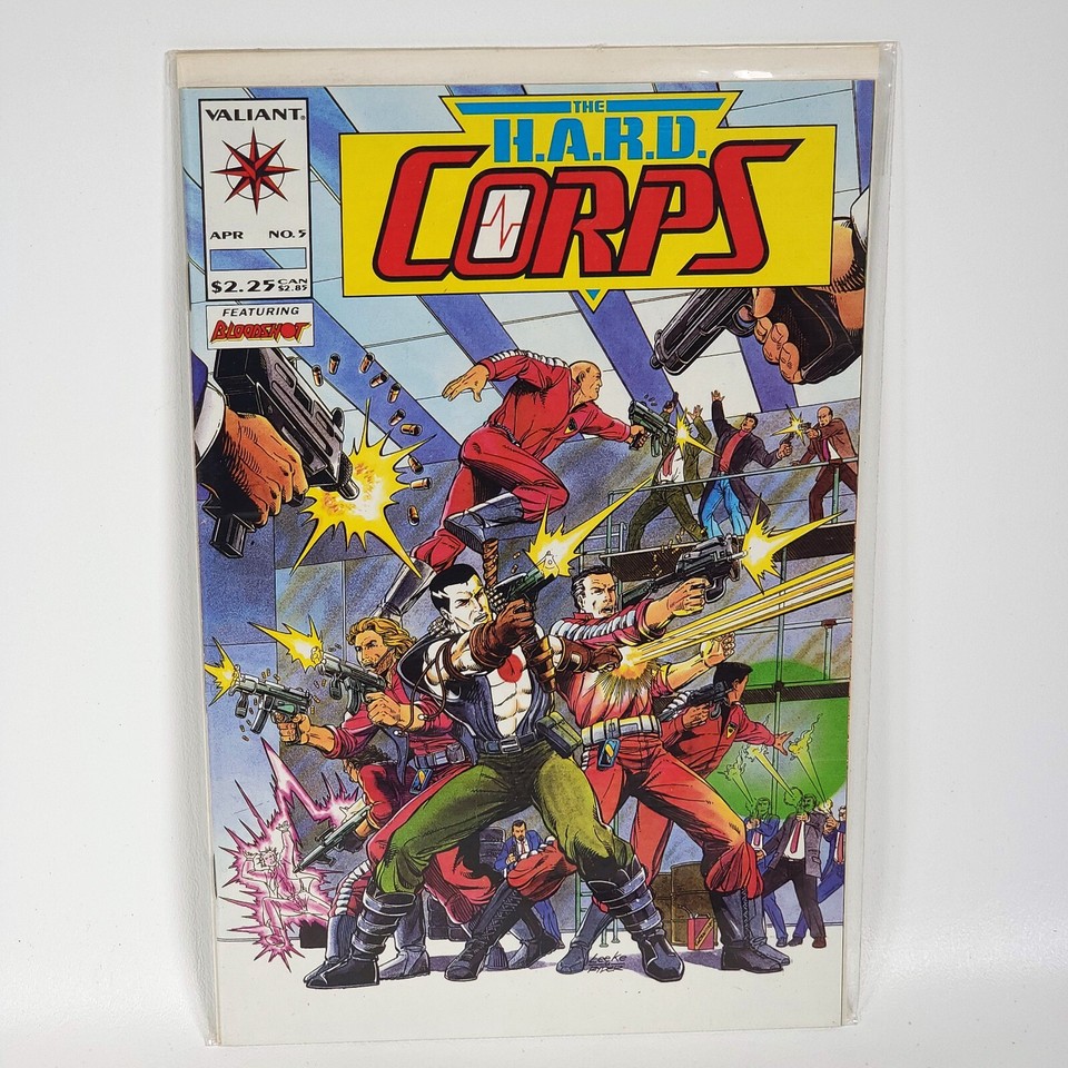 5 Book Lot HARD Corps 1A, 5A, 13, 17, 18 Lee Layton | Valiant Comics ...