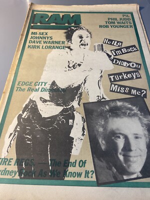 RAM magazine #225 1983 PIL PHIL JUDD SPLIT ENZ MI-SEX DAVE WARNER ...