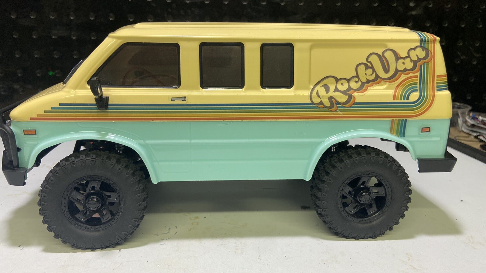 Lightly Used In Box Hobby Plus CR-18P Rock Van (Blue) RC 1:18 Scale ...