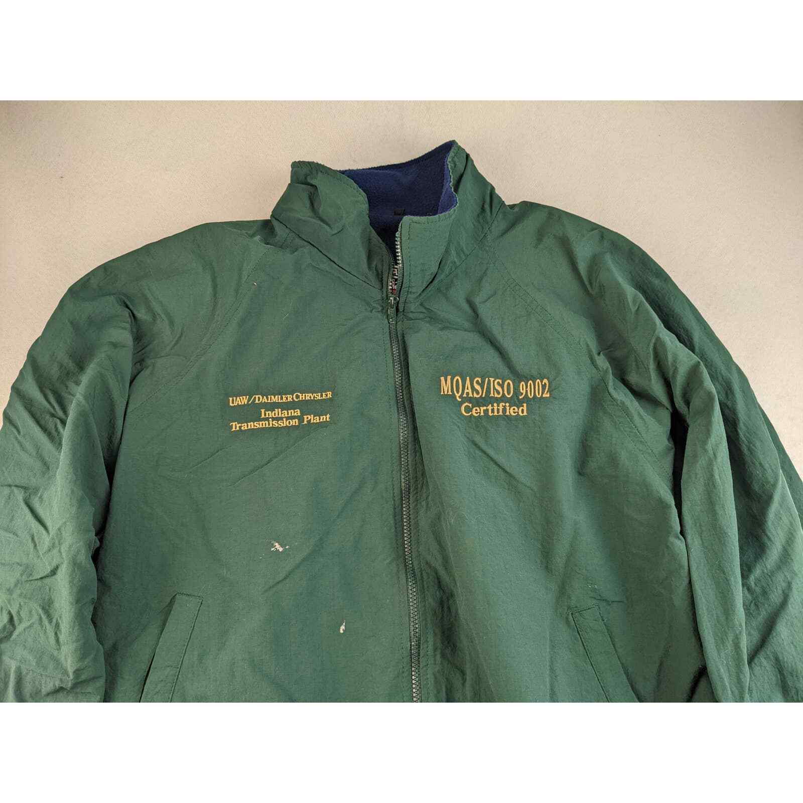 Vintage Hartwell Viasport Full Zip Jacket Size XL UAW Chrysler Plant ...