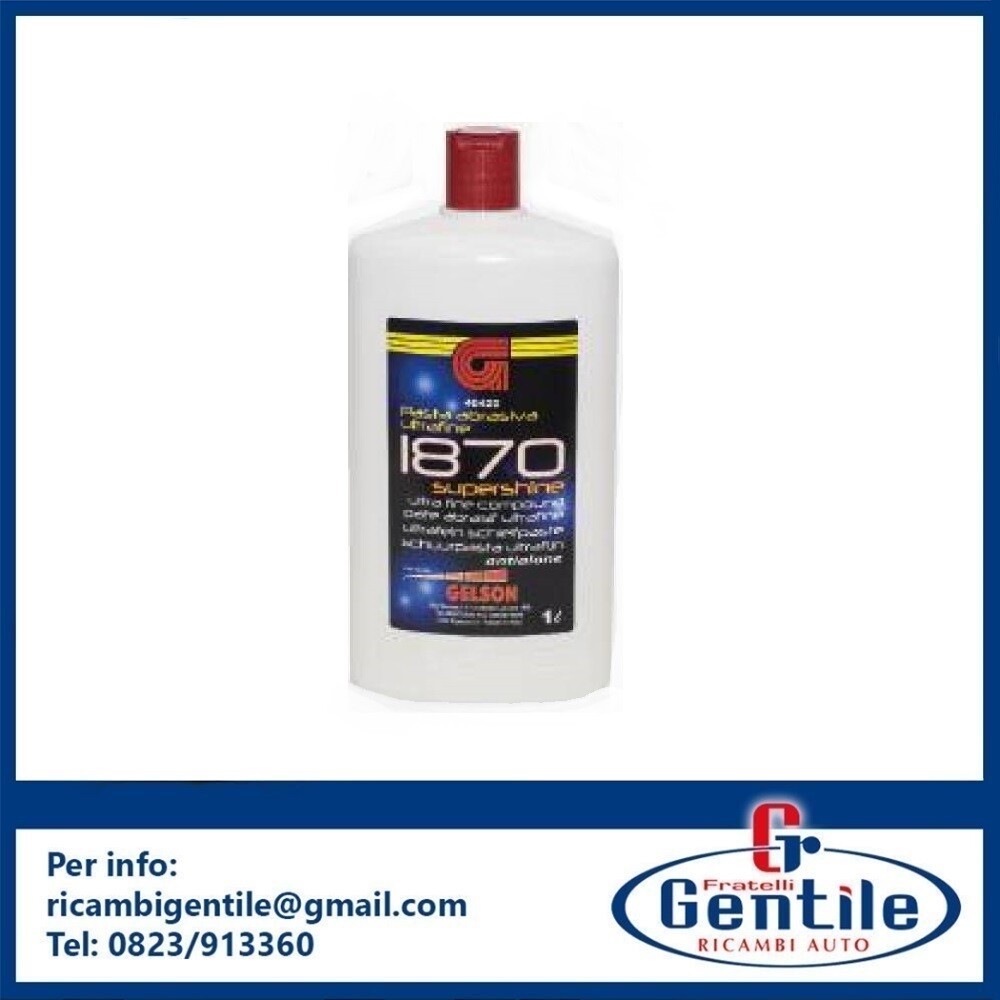 GELSON PASTA ABRASIVA ULTRAFINE 1870 SUPERSHINE DA 1LT | eBay