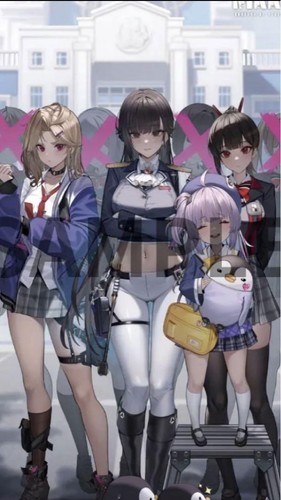 Goddess of Victory NIKKE Trading Poster School of Lock POPUP Event ...