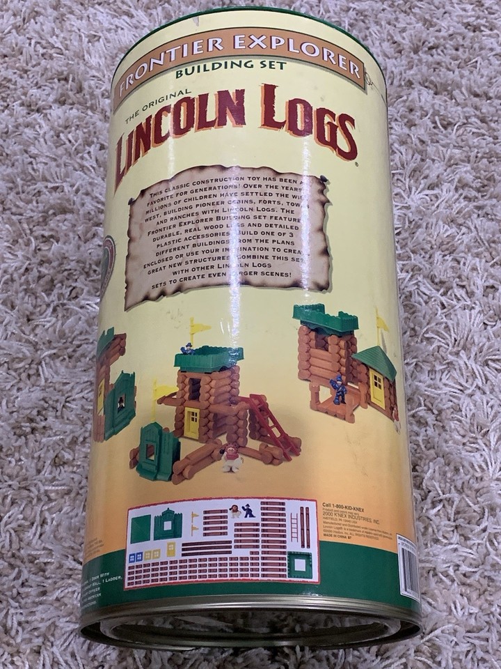 The Original Lincoln Logs Frontier Explorer Build Set With 187 Pieces ...