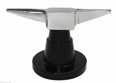 Double Horn Anvil Steel Block Jewelry Making Bench Tool Mini Forming ...