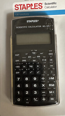 Staples BD-1071 Scientific Calculator 136 Functions Teacher Student Engineer New | eBay