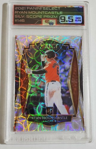 2021 Panini Select Ryan Mountcastle RC Silver SCOPE PRIZM #146 Graded 9 ...