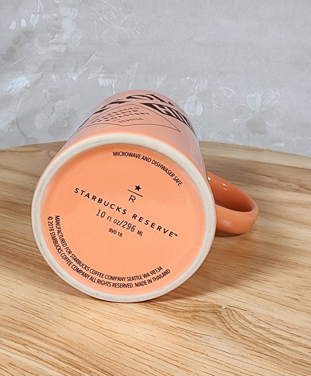 Starbucks Reserve Roastery Seattle Capitol Hill Mug 10oz Peach & Black ...