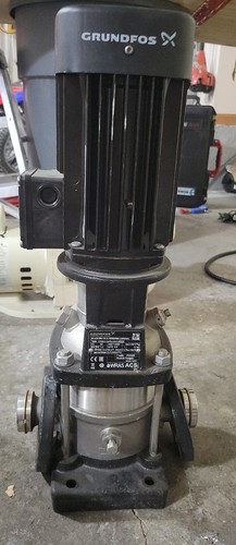 Grundfos CRN5-3 A-FGJ-G-E-HQQE 3x230/400 50HZ Vertical Centrifugal Pump ...