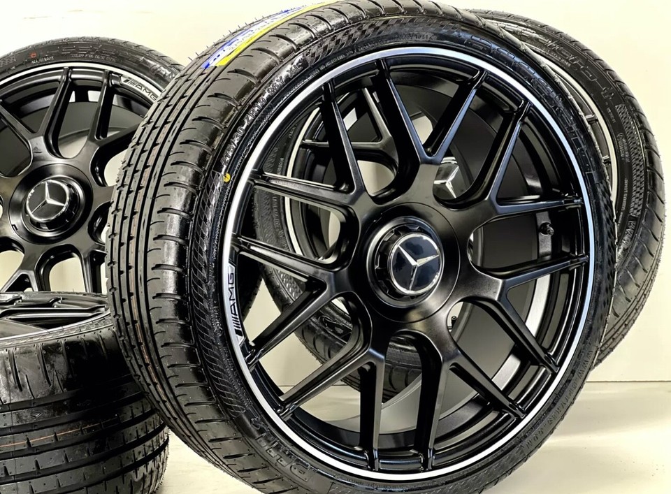 19” 19 Inch New Mercedes-Benz AMG SIL Line AMG Replica Wheels Rims C E ...