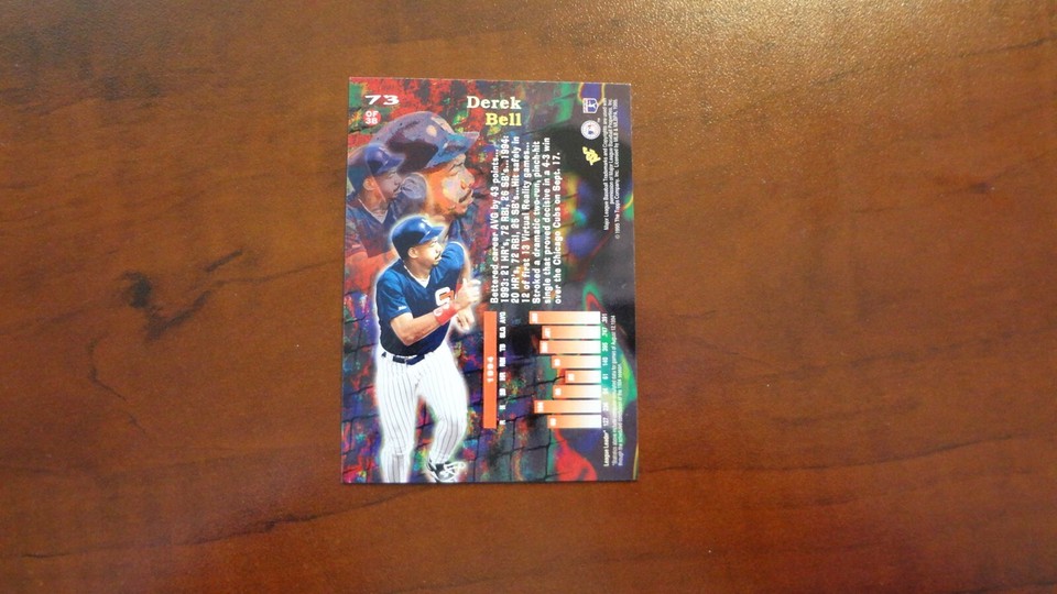 1994 TOPPS STADIUM CLUB VIRTUAL REALITY # 73 DEREK BELL BASEBALL CARD ...