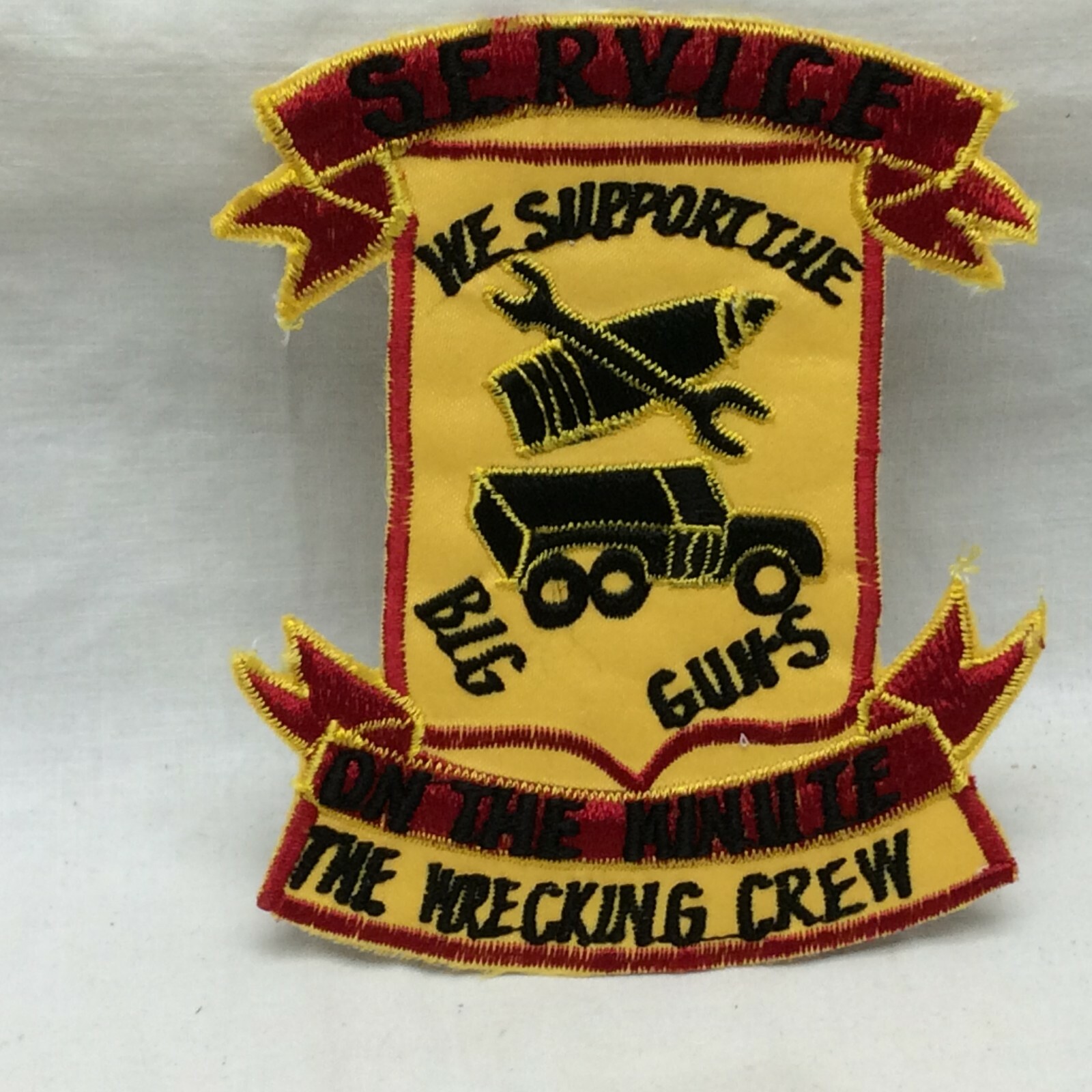 Military Patch Badge Maintenance Battalion Wrecking Crew Army Twill ...