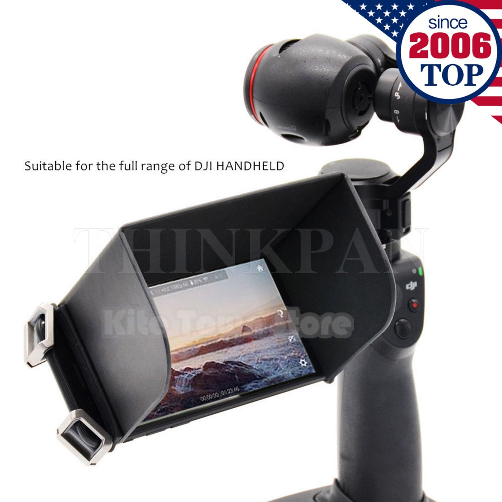 Foldable Phone Sun Shade Hood for DJI OM 4 OSMO Mobile 3 Handheld ...