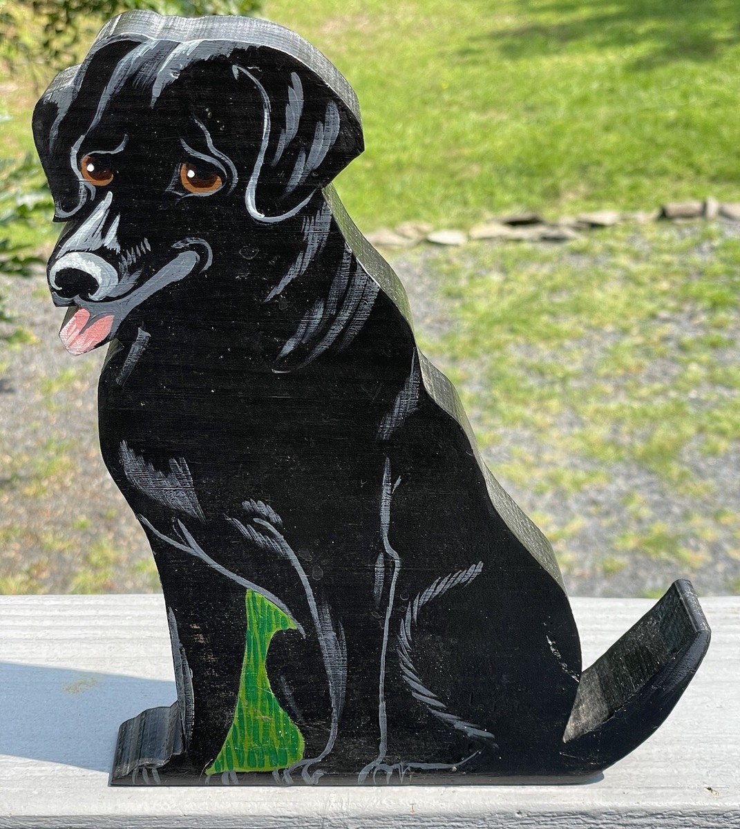 Black Labrador Statue Pet Pals Hanging Black Lab Puppy Statue Home