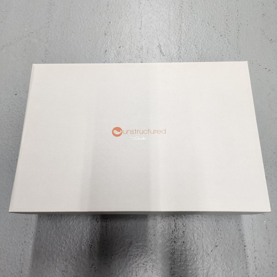 Clarks Unstructured Un Ramble Lace-Up Men's US 15M Black Leather ...