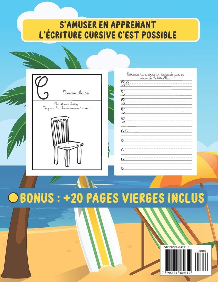 Ecriture Evolution Cahier D`??Criture Cursive Pour Enfant: (UK IMPORT ...