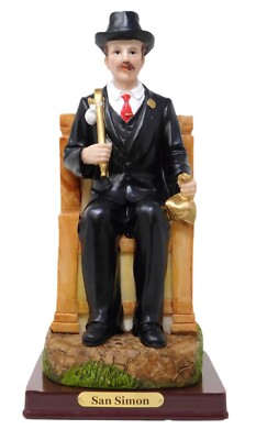 12" Inch San Simon Saint Simon Santo Imagen Estatua Folklor Guatemala ...