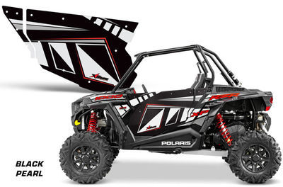 AMR Racing UTV Door Graphics Wrap for Polaris RZR 1000 UTV Inc Doors (2 ...