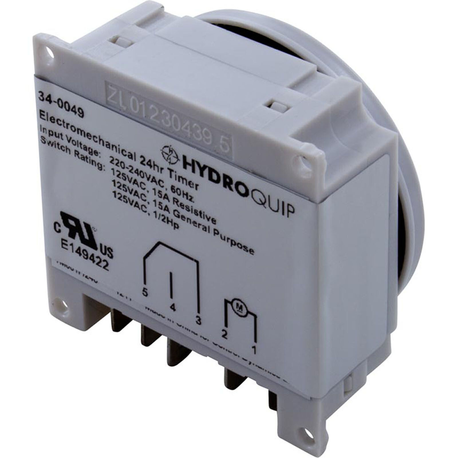 Timer, Grasslin Repl, SPDT, Panel Mount, 230v, w/override, 24hr | eBay