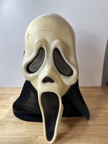 Vintage Ghost Face Mask Costume Easter Unlimited Scream Movie No Hood ...