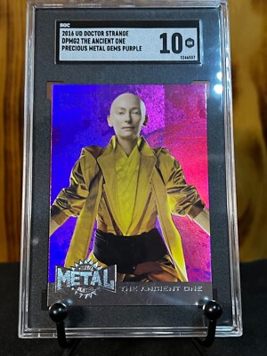2016 UD Marvel Metal Universe PMG Precious Metal Gems Purple SGC 10 The ...